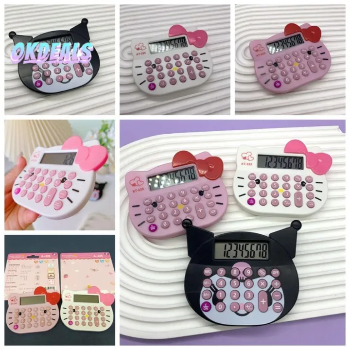 Finance 8 Digits Cartoon Kuromi 8 Digits Calculator KT Kuromi Cartoon ...