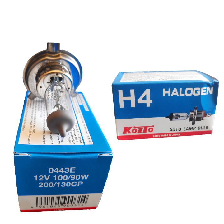 Car Head Light Bulb HB-0443E KoiTo Halogen12V 100/90W H4 1p | Daraz.lk