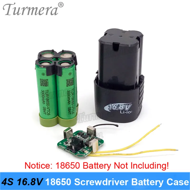 4s 16.8v 14.4v Screwdriver Drill Case Box With 18650 Hoder Bracket 4s ...