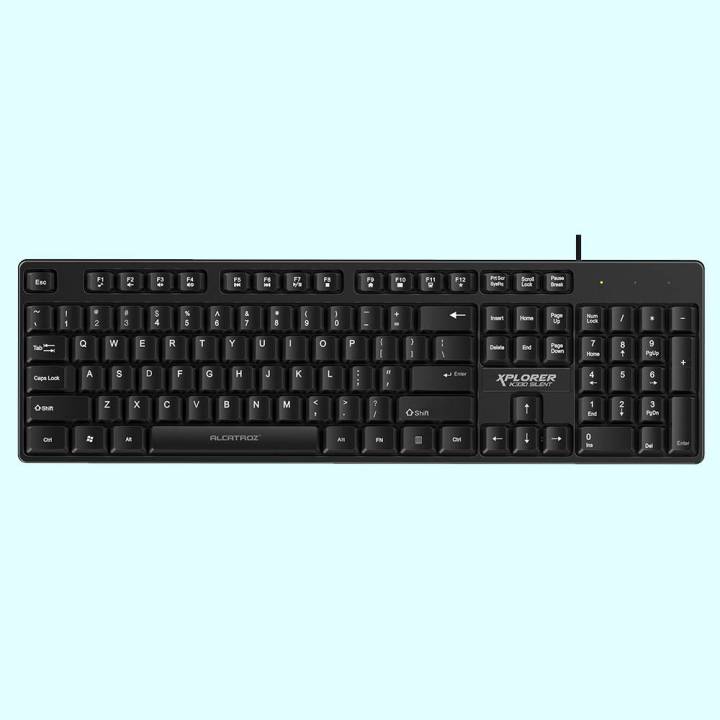 Alcatroz Xplorer K330 Silent HI-Definition USB Wired Keyboard | Daraz.lk