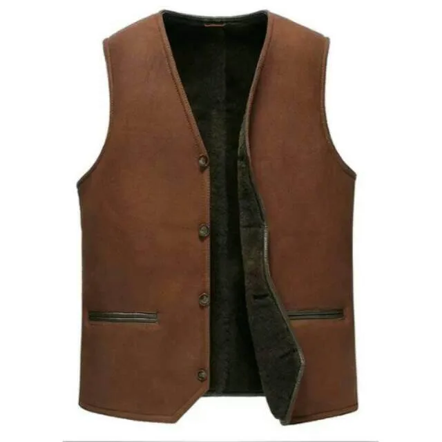 CODNi Teng PRIA Semi Men's Leather Vest Vest RMP-18 Rompi koboy rompi ...