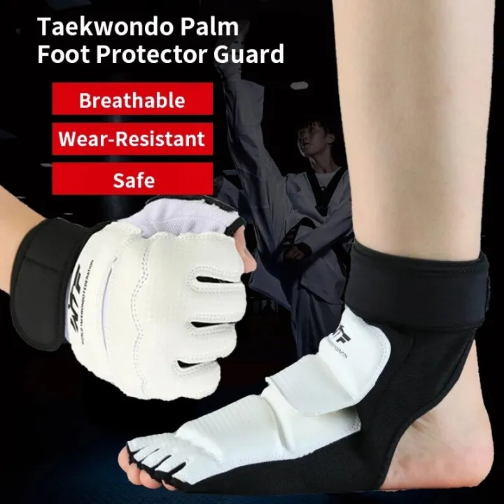 Sports Gloves Taekwondo Sparring Hand Foot Protector Cover Boxing ...