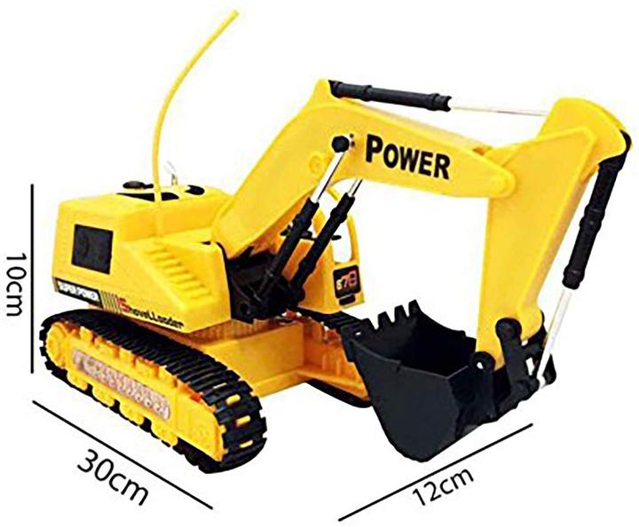 IndusBay® 5 Channel Remote Controlled Rechargeable RC Excavator Truck ...