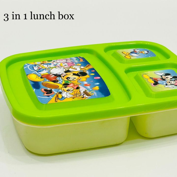Lunch Box For 3 in 1 Good Quality | Daraz.lk