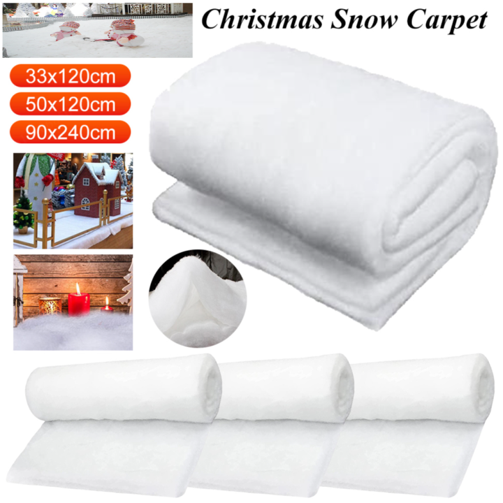 Snow Blanket Christmas Decoration Party Snow Winter New Year Xmas Decor ...