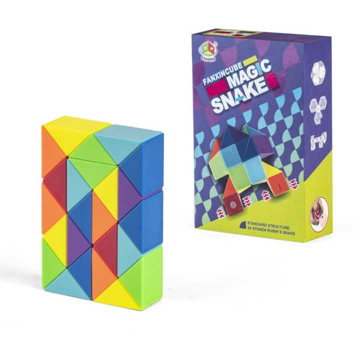 Magic Snake Cube - 24 Sections Pattern Cube FanXin Toy Cubes | Daraz.lk