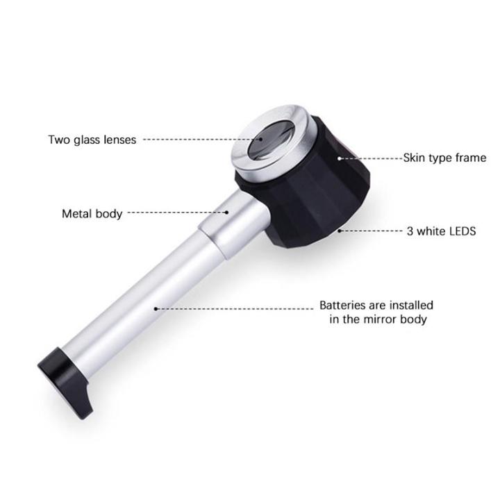 【Satisfaction guarantee】Portable Handheld Magnifier 10X Illuminated ...