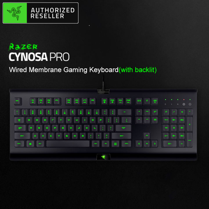 Razer Cynosa Pro Wired Gaming Keyboard Backlit Membrane Keyboard for ...