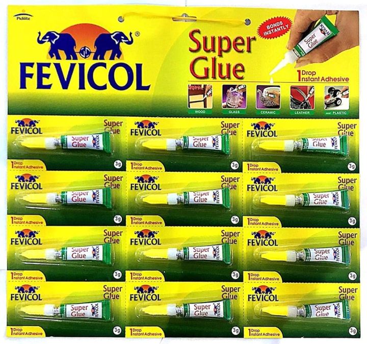 Fevicol Super Glue High tension Strong bond instant fix 3g | Daraz.lk
