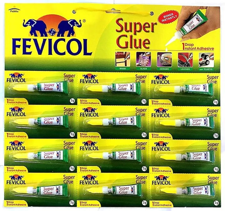 Fevicol Super Glue High tension Strong bond instant fix 3g | Daraz.lk