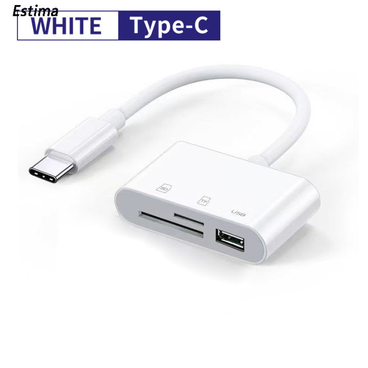 Card Reader Type-c Android Mobile Computer Multi-function OTG/SD/TF ...