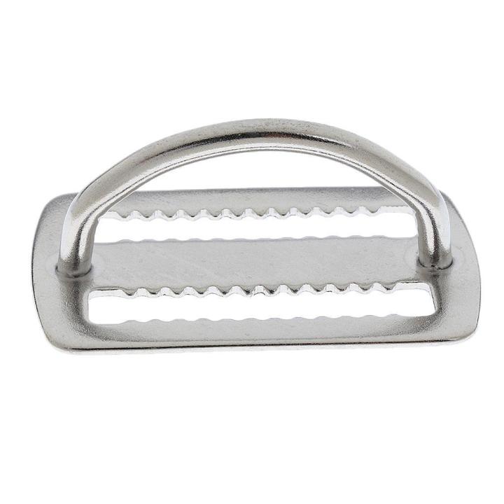 Stainless Steel Scuba Diving 5cm Weight Belt Keeper Retainer, D Ring ...