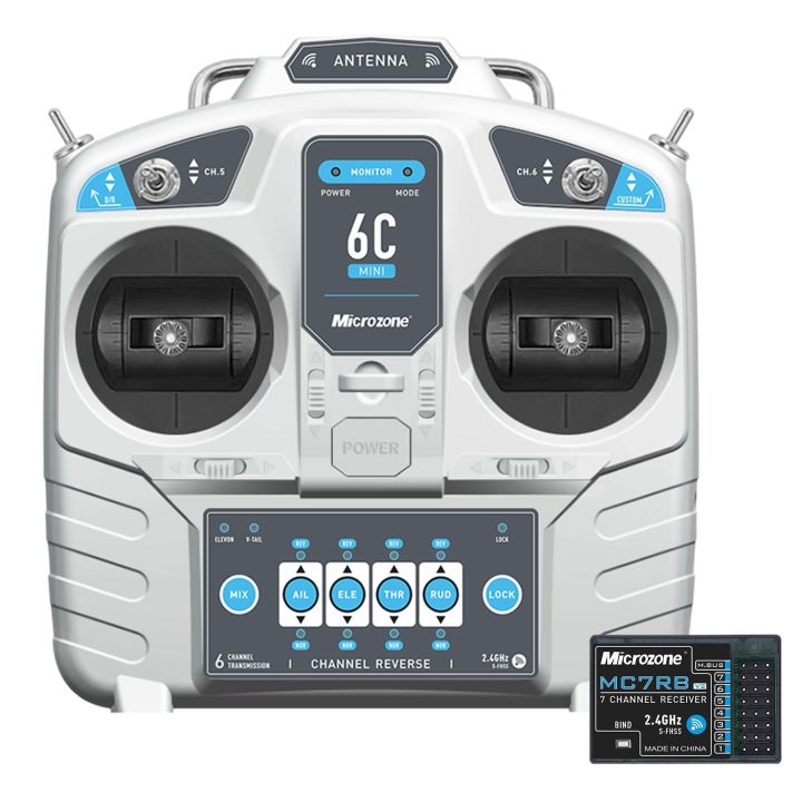 MicroZone MC6C 2.4G 6CH remote control mode 2 transmitter - #1 | Daraz.lk