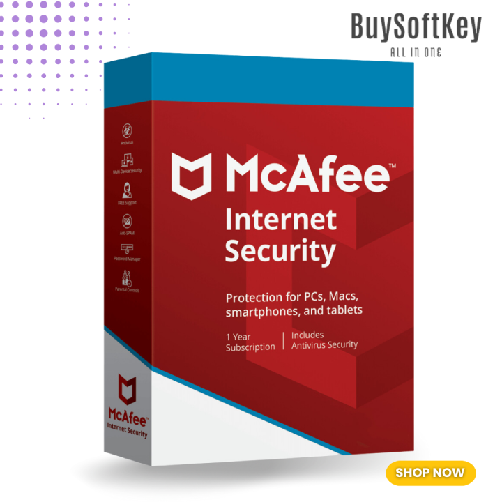 Mcafee Internet Security 1 year 1 Device | Daraz.lk