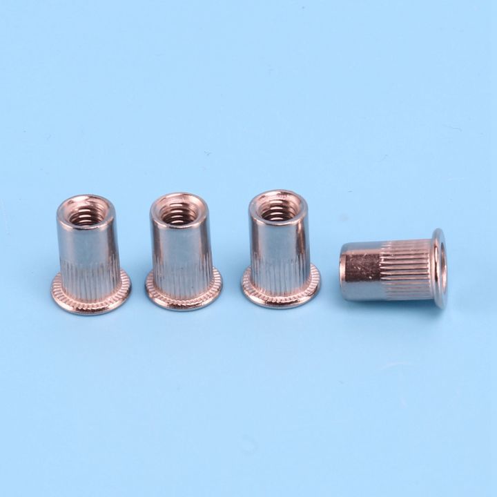 80 Pcs 304 Stainless Steel Rivet Nut Rivnut Insert Nutsert M6X15mm ...