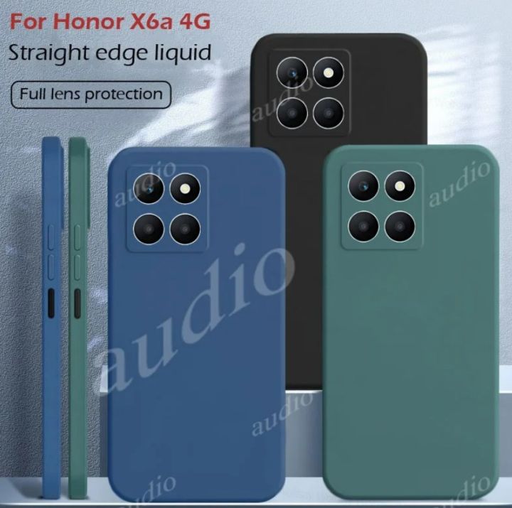 Honor X6A Liquid Silicone Luxury Soft Matte Camera Protection Silicone ...