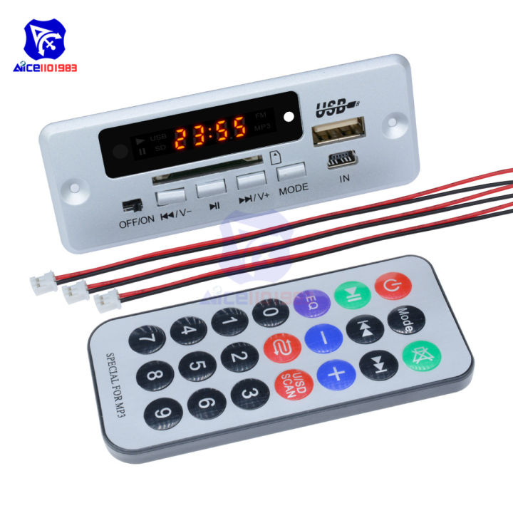 【Daily Necessities For Anyone Store】Car MP3 Player Bluetooth Decoder 5V ...