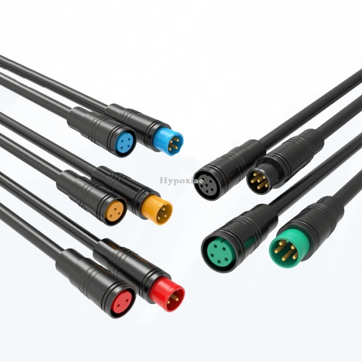 Hypoxiae M8 Electric bicycle E-bike waterproof plug connector Scooter ...