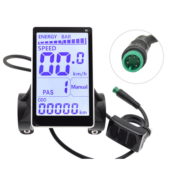 Universal Electric Bike LCD Display Screen E-Scooter M5 Panel Electric ...