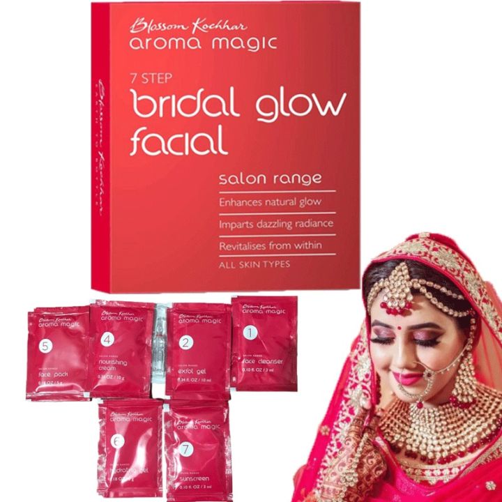 Aroma gli Magic 7 Step Bridal Glow Facial Kit | Daraz.lk
