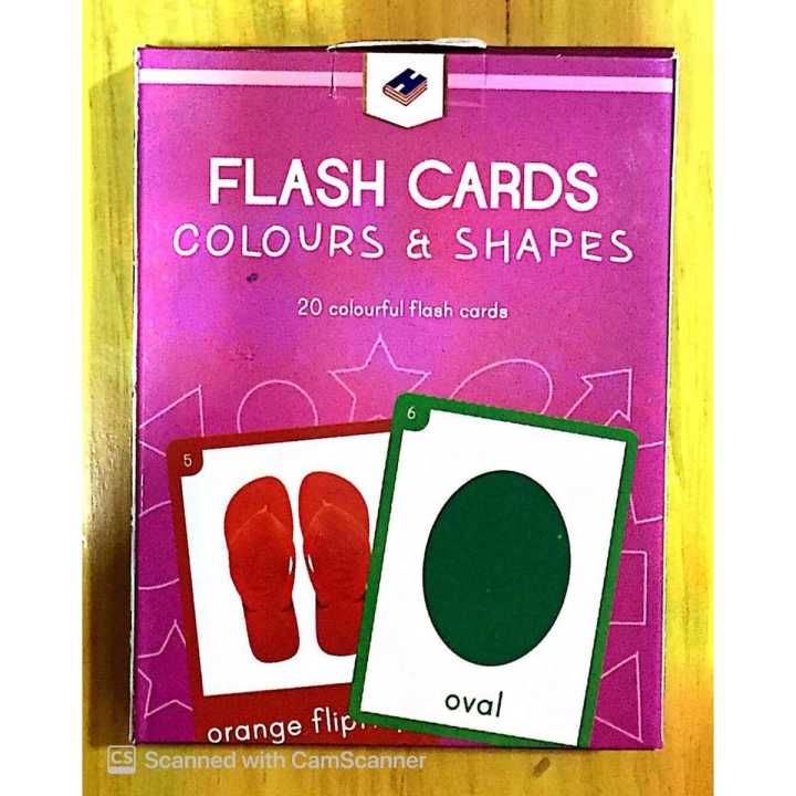 Flash Cards Colours & shapes | Daraz.lk