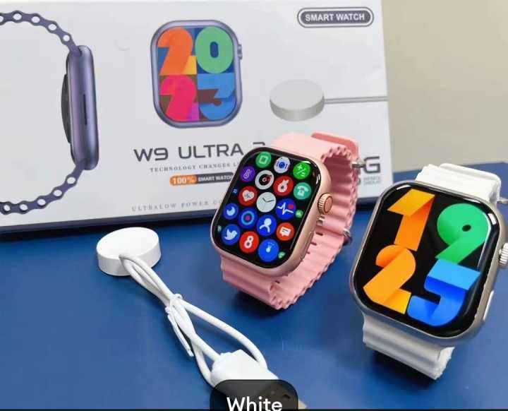 W9 Ultra Smart Watch High Quality Straps 2.1 Inch LED DISPLAY With BT ...