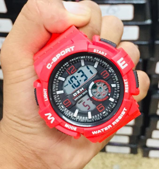 Digital C SPORT Luxury Water Resistant Watch | Daraz.lk