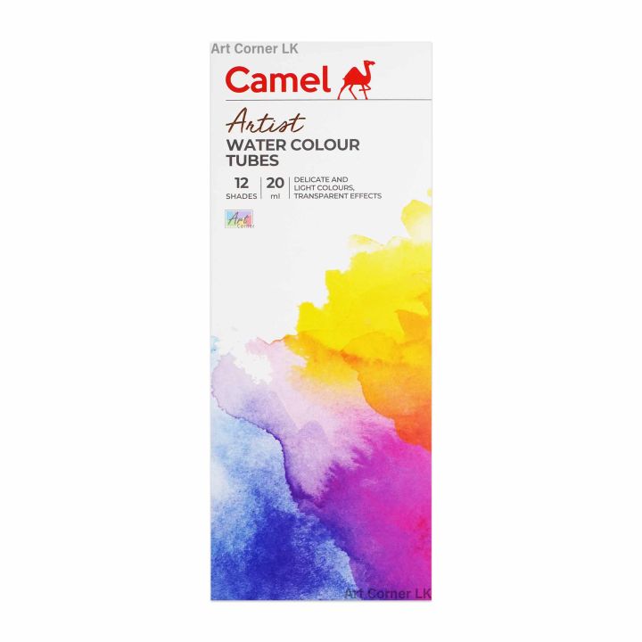 Camel Camlin Kokuyo Artist Water Color Set 12 Color 20ml | Daraz.lk