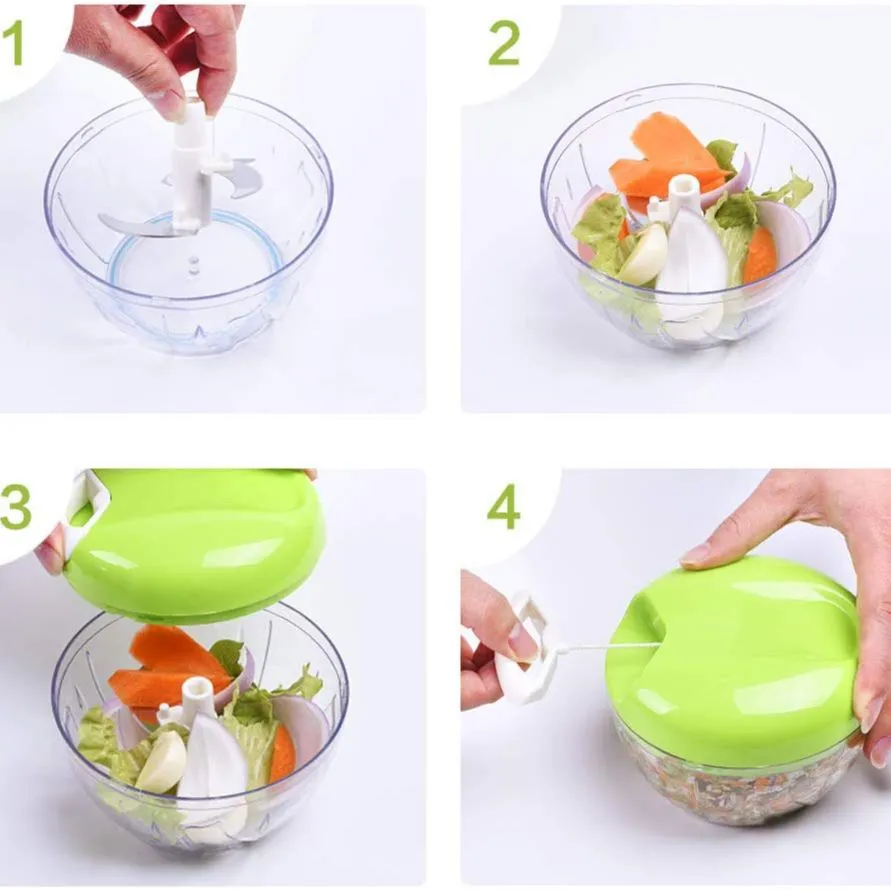 Easy Spin Cutter Vegetables Cutter Vegetable Chopper | Daraz.lk