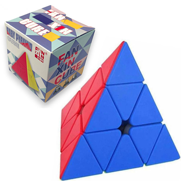 FANXIN Pyramid Rubik Cube - Irregular Twist Triangle 3D Pyramix Magic Puzzle Speed Cube | Daraz.lk