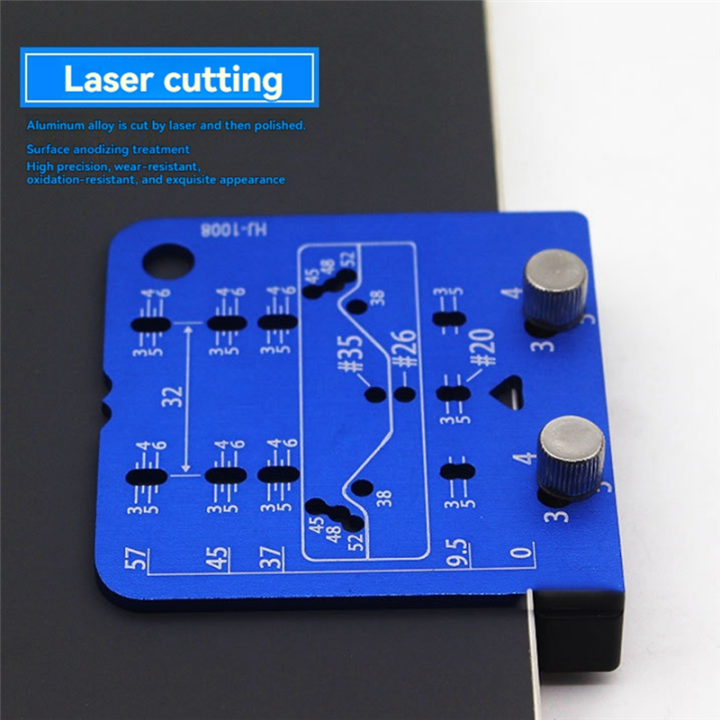 Cabinet Door Hinge Jig Cabinet Hardware Jig Marking Template for 26 ...
