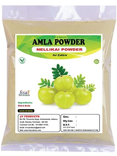3V PRODUCTS Amla Powder 100g for Eating | Indian Gooseberry | Nellikai ...
