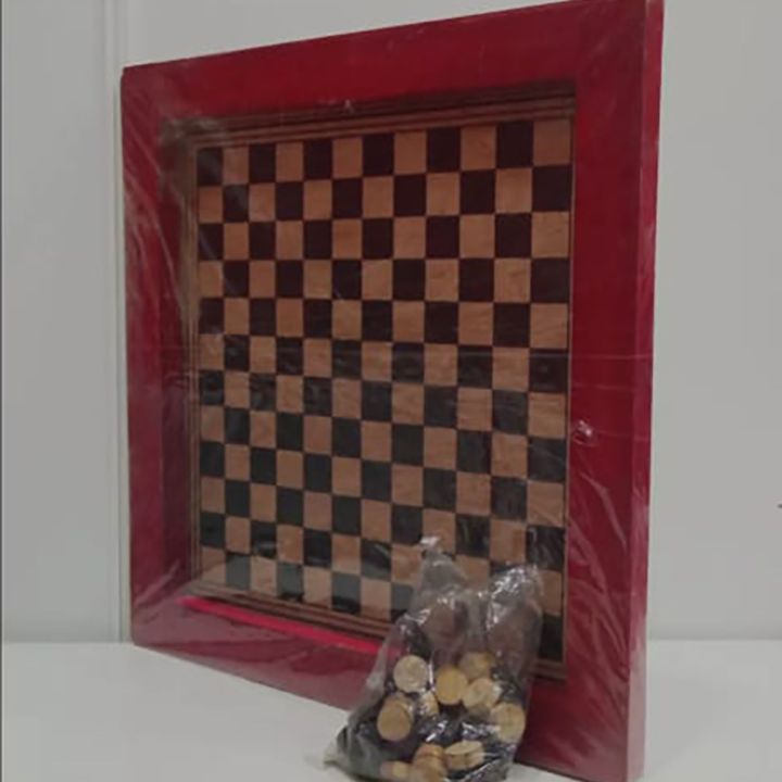 Checker Board / Dam Board (දාම් බෝඩ්) / Large (ලොකු) | Daraz.lk