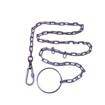 Dog Lead (Chain) 150 CM / 350g metallic Round Lock and round handle ...