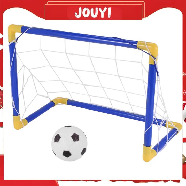 Indoor Mini Folding Football Soccer Ball Goal Post Net Set+Pump | Daraz.lk