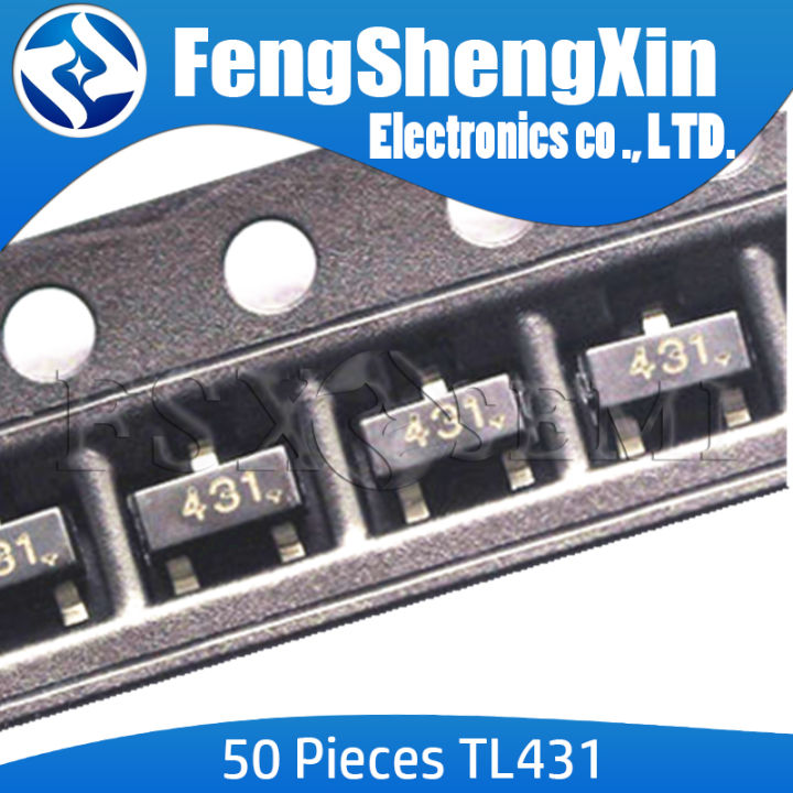 50pcs/lot New TL431 SOT TL431A SOT-23 431 SOT SMD new voltage regulator ...