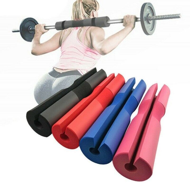 Pad Weight Lifting Shoulder Back Fitness Foam Padded Barbell Cover ...