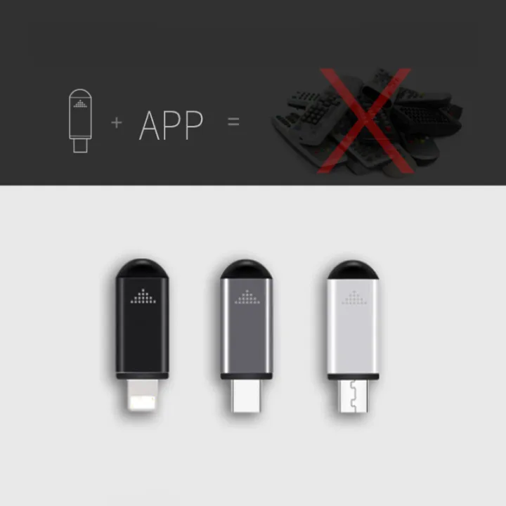 Smart IR Remote Control Phone Type-C Micro USB Mini Adapter Infrared ...
