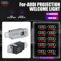 2pcs Car Door LED Welcome Light Auto Badge Laser Projector Decoration Accessorie for Audi A3 A5 ...