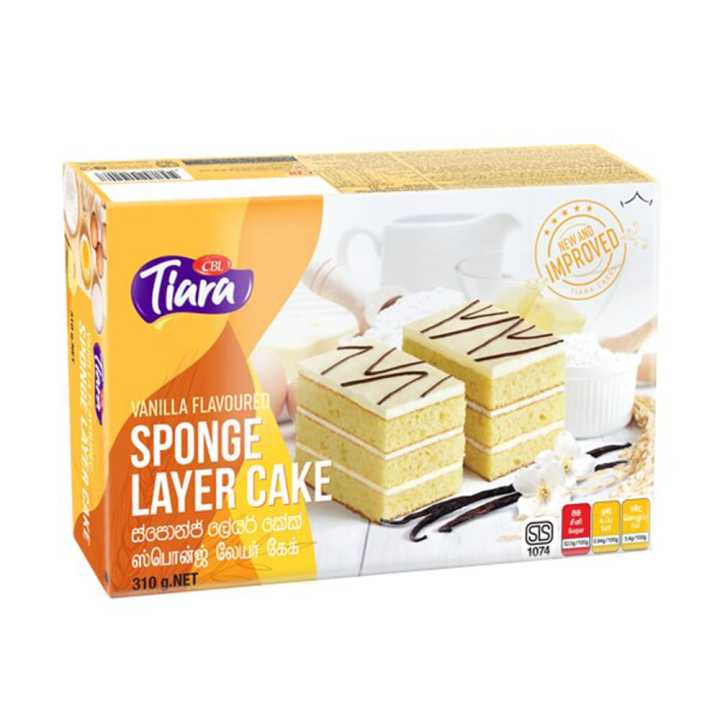 Tiara Sponge Layer Cake Vanilla 310G | Daraz.lk