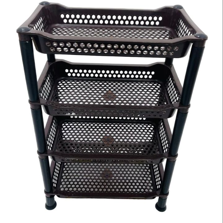 Special Offer Plastic Vegetable & Fruit Rack - 4 Layer Multipurpose ...