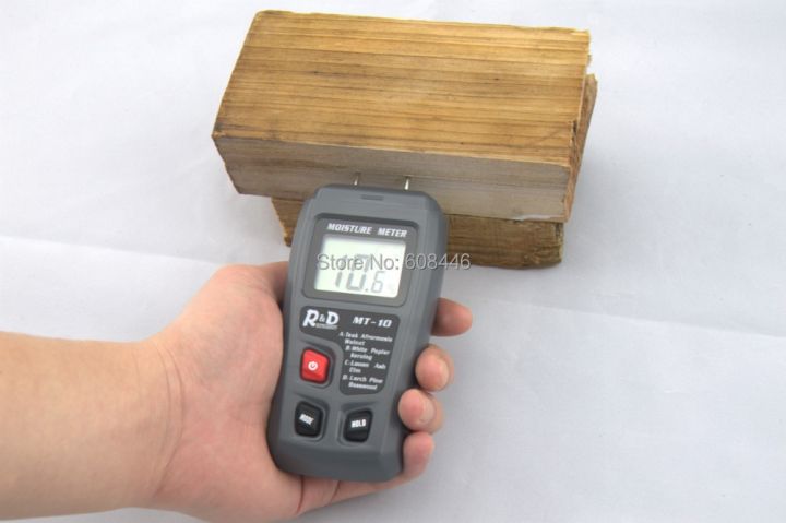 Hygrometers Hot wood paper cardboard moisture meter tester Range:0~99.9 ...