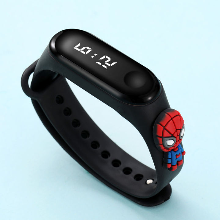 【SkinHorizon】Disney Spiderman Hulk Cartoon iron Man Children's Watch ...