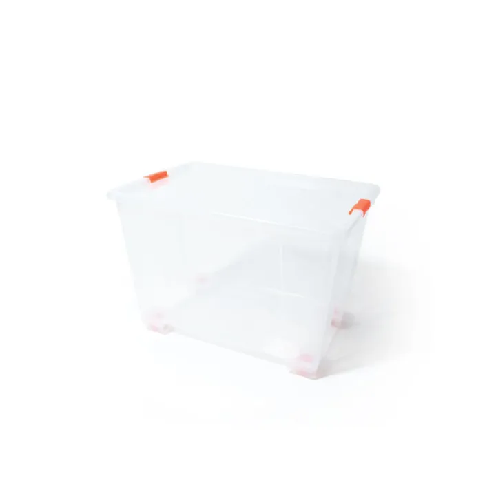 65L phoenix storage box food storage transparent stackable lock | Daraz.lk