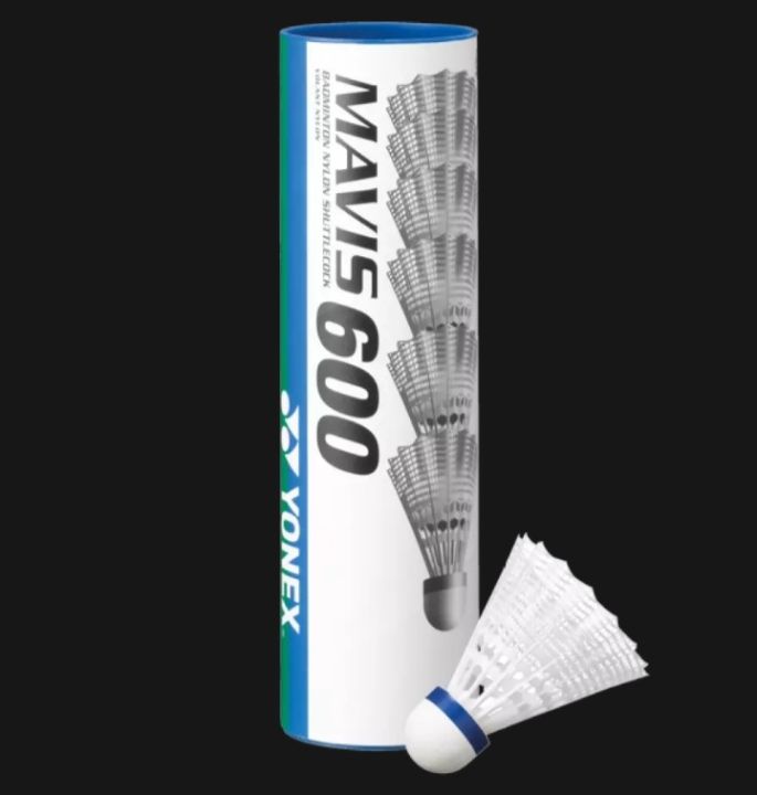 YONEX MAVIS 600 6 PCS Nylon ShuttleCock / ShuttleCock for Badminton ...
