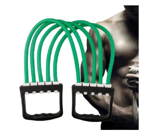 Chest Expander Adjustable Exercise Bands Pull Stretcher Resistance ...