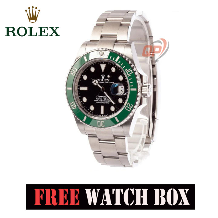 Rolex Gold Submariner Stainless Steel Date Watch for Men | Daraz.lk