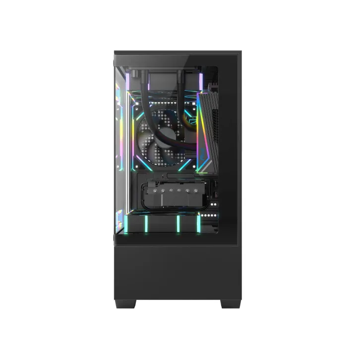 RUIX VENUS MICRO-ATX GAMING COMPUTER CASE MID TOWER WITH TEMPERED GLASS ...