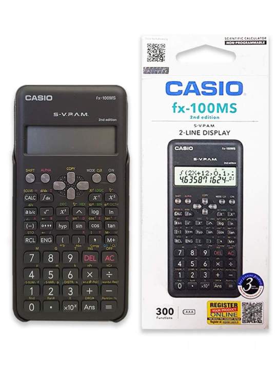 FX-100MS 2nd Gen Non-Programmable Scientific Calculator, 300 Functions ...