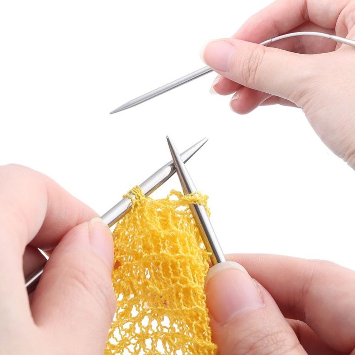 Easy to Use Flexible Knitting Needles Circular Knit Needles Cable ...